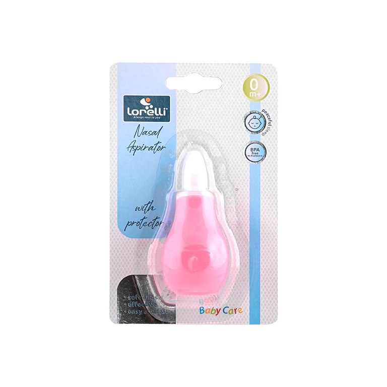 Lorelli Pumpica Aspirator za Nos sa Štitnikom Blush Pink