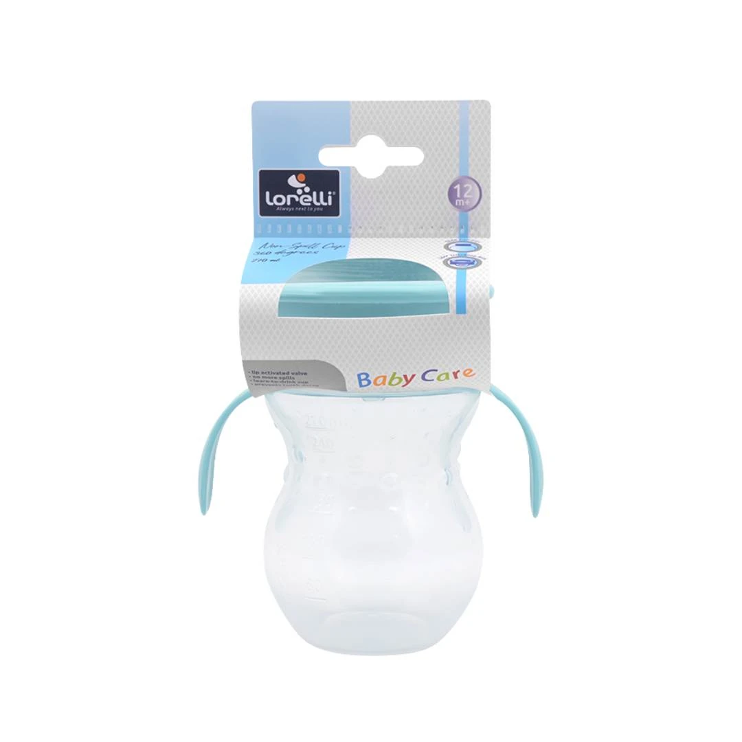Lorelli Šolja Bertoni Non-Spill Blue 12m+ 270 mL