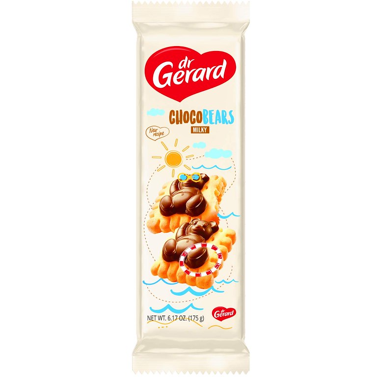 Dr gerard biskvit chocobears čokolada 175g dr gerard