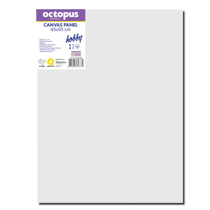 PLATNO SLIKARSKO PANEL OCTOPUS 45x55cm HOBBY 280g UNL-2300
