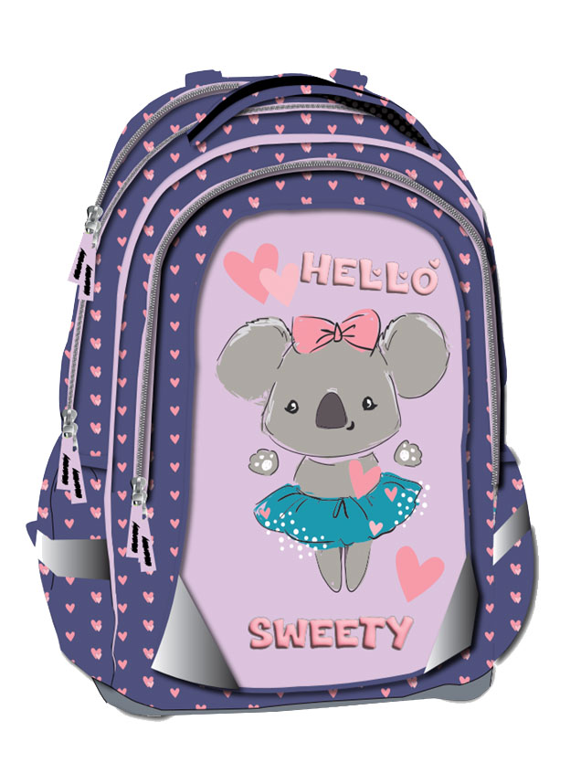 TORBA ŠKOLSKA ANATOMSKA OCTOPUS OET2609 HELLO SWEETY