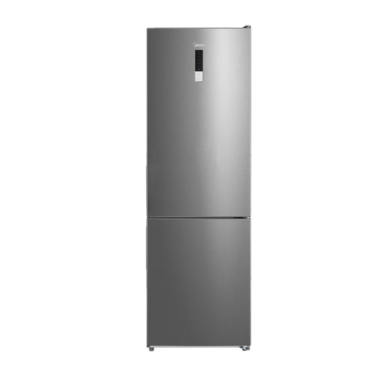 Kombinovani frižider Midea MDRB424FGE02OE, 224l/86l, 188 cm, No Frost, Zamrzivač dole, Inox boja