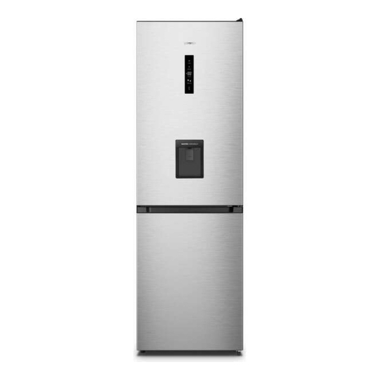 Kombinovani Frižider Gorenje NRK 619 EAXL4WD, 207L /97L, 186 cm, No Frost Plus, Zamrzivač dole, Water Dispenser, Siva boja