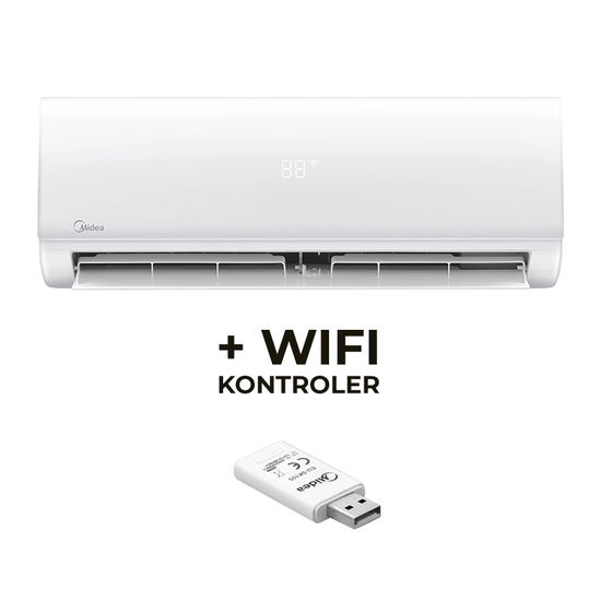 Klima Midea MSAGBU-12HRFN8 + WiFi, INVERTER, 12000 btu, R32, A+++/A++, Hlađenje: -15~50°C, Grejanje: -20~24°C