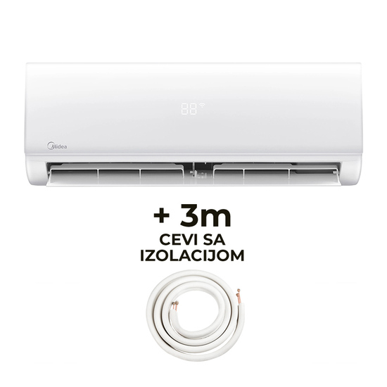 Klima Midea MSAGBU-12HRFN8 + SET 3m, INVERTER, 12000 btu, R32, A+++/A++, Hlađenje: -15~50°C, Grejanje: -20~24°C