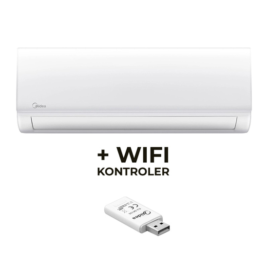 Klima Midea MSAGCU-18HRFNX + WiFi, INVERTER, 18000 btu, R32, Hlađenje: -15 do 50 °C, Grejanje: -20 do 24 °C, Bela