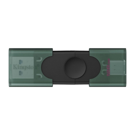 USB Flash Kingston DTDEG2/128GB, DATATRAVELER DUO, USB A+C, Crno - zelena boja