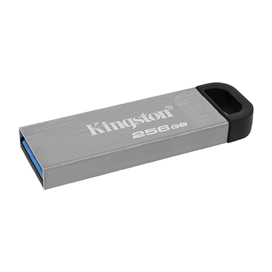 USB Flash Kingston DTKN/256GB, 3.2, 200/60MB, metalno kućište, Siva boja
