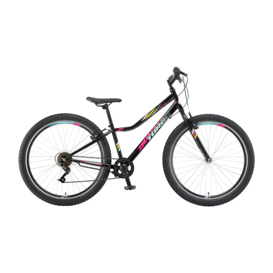 Bicikl Booster Turbo 260, P260S04262, Točak 26", 6 brzina, Boja Crno-pink