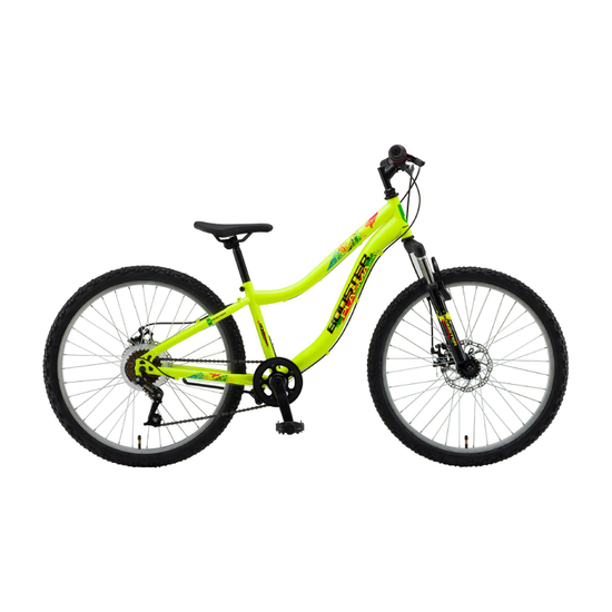 Bicikl Booster Plasma 240 FS DISC , 26 B240S02262, točak 24", 6 brzina, Neon zelena