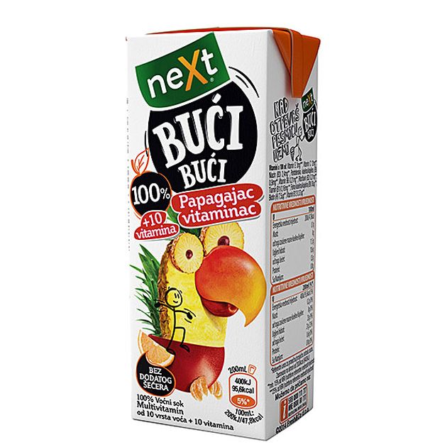 Next buci buci multivitamin 100% 0.2l
