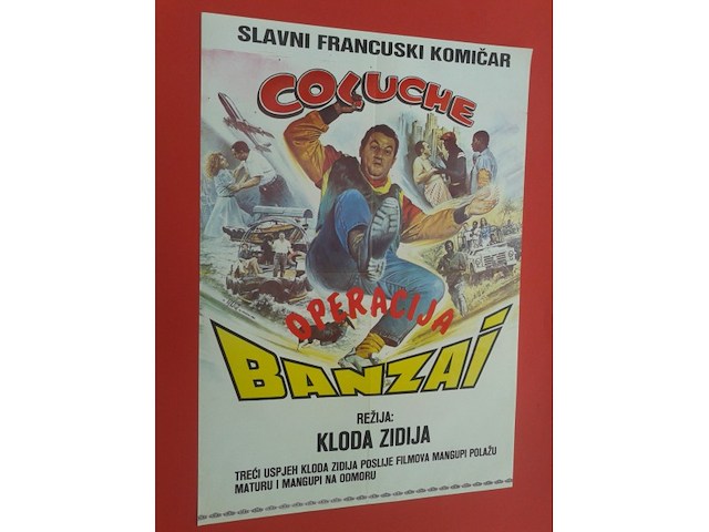 OPERACIJA BANZAI - Filmski plakat