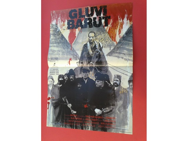 GLUVI BARUT - Domaci film - Filmski plakat