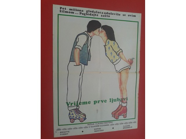 VRIJEME PRVE LJUBAVI - Filmski plakat