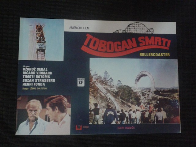FILMSKI PLAKAT - TOBOGAN SMRTI