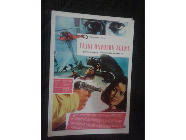 FILMSKI PLAKAT - TAJNI ĐAVOLOV AGENT