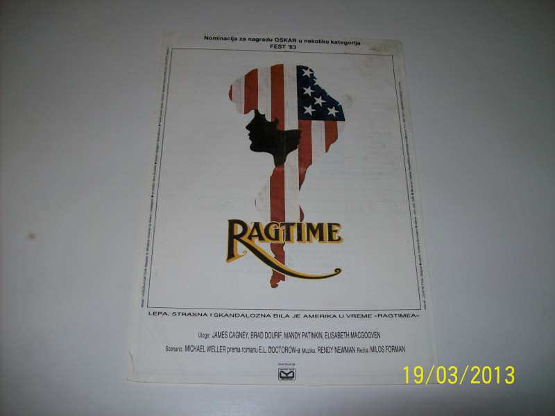 FILMSKI PROGRAM - RAGTIME