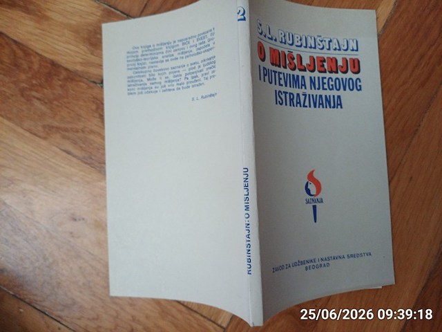 O MIŠLJENJU I PUTEVIMA NJEGOVOG ISTRAŽIVANJA