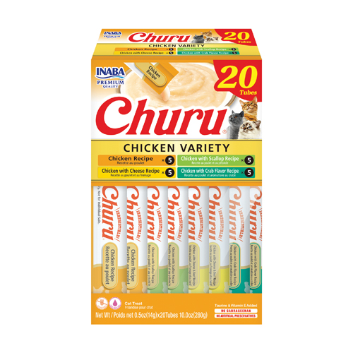 INABA Cat CHURU Multipack Chicken Varletles 20P