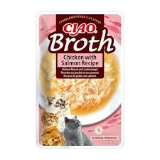 Inaba CIAO broth chicken with salmon recipe EU828