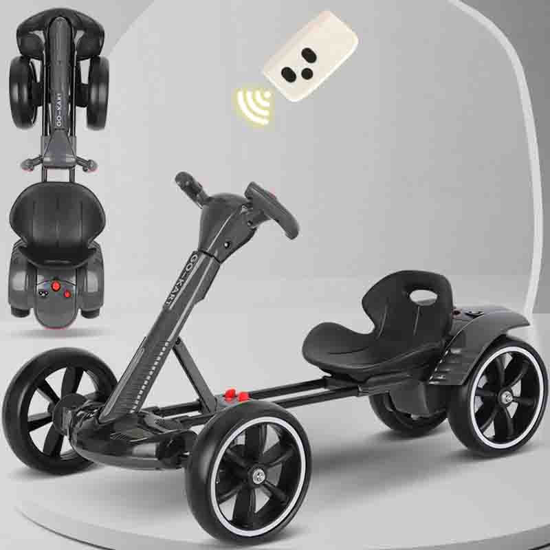 Dečiji karting na akumulator Crni KT001