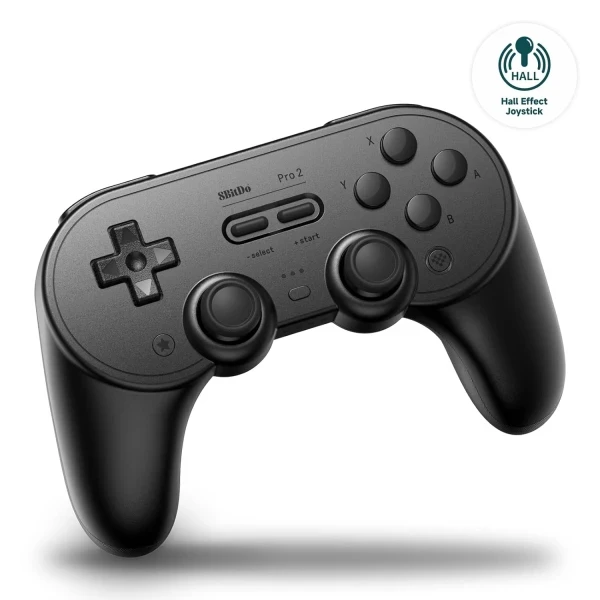 Bežični gamepad 8BitDo Pro 2 BT 2.4Ghz Multi platform Vibracija Hall Effect TMR Black