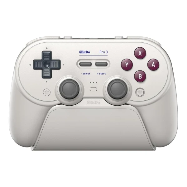 Bežični gamepad 8BitDo Pro 3 BT 2.4Ghz Multi platform Vibracija Hall Effect TMR G Classic + Dock