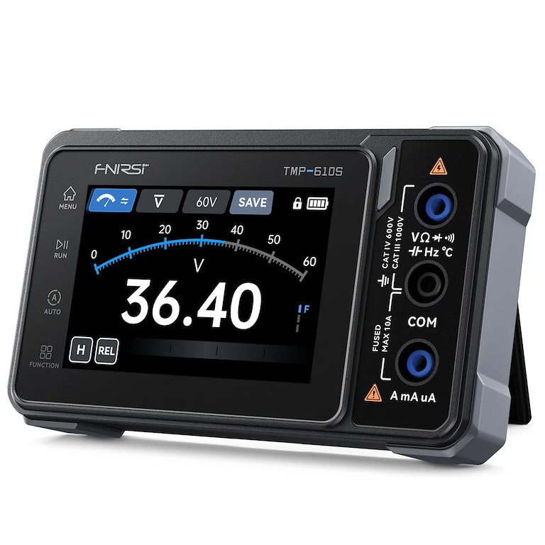 FNIRSI TMP-610S digitalni multimetar, True RMS, 60000 cifara, Bluetooth