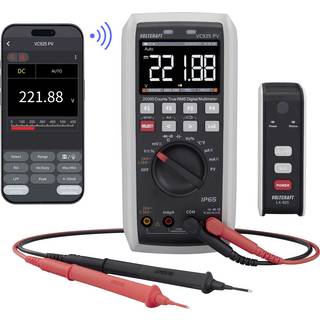 Voltcraft VC925 PV digitalni multimetar, True RMS, 20000 cifara, CAT III 1500V, Bluetooth