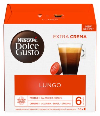 KAPSULE NESCAFE DOLCE GUSTO LUNGO 16/1