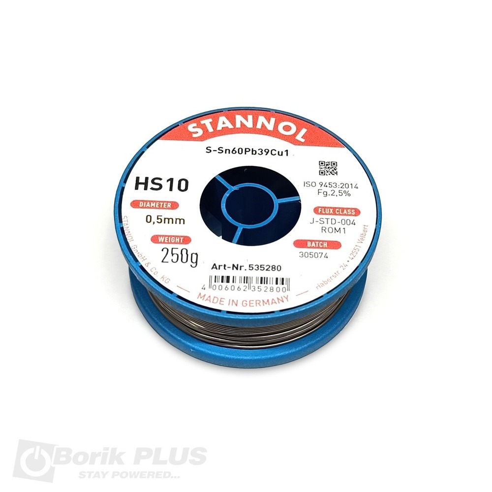 Kalaj tinol žica Sn60 Pb39 CU1 250gr 0.5mm