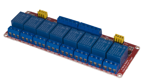 Arduino osmokanalni modul sa relejom, 24V/10A