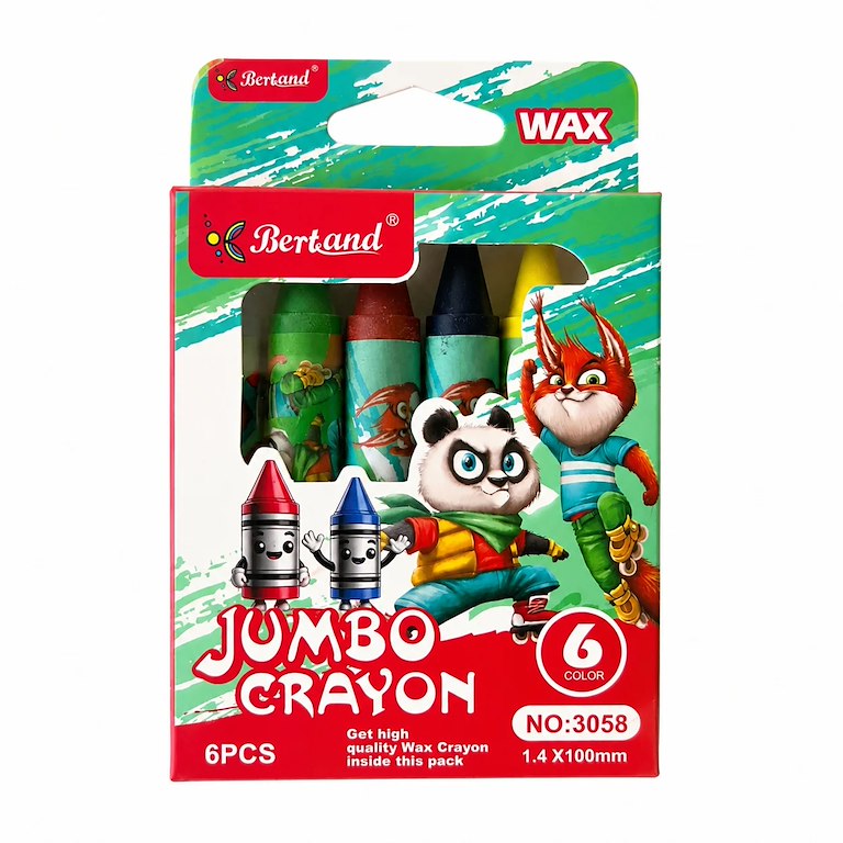 Voštane boje Bertand Jumbo 1/6