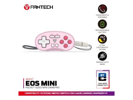 FANTECH Joypad Wireless WGP17 Eos mini rozi