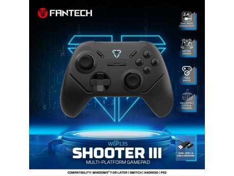 FANTECH Joypad wireless WGP13S Shooter III crni