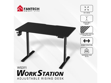FANTECH Sto Gaming WS311 Work Station crni
