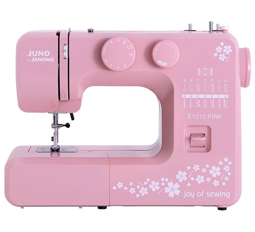 Janome Juno E1015 mašina za šivenje – pink