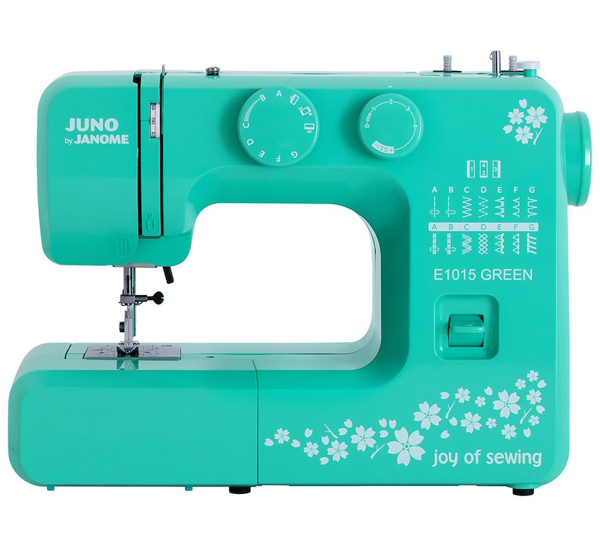 Janome Juno E1015 mašina za šivenje – zelena