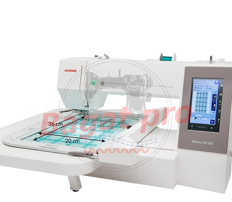 Janome Memory Craft 550E mašina za vez + softver