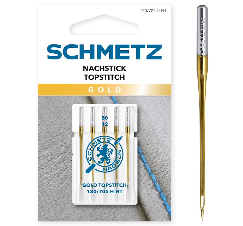 Igle Schmetz Gold Topstitch NM: 80