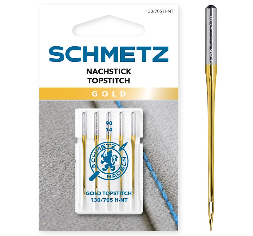 Igle Schmetz Gold Topstitch NM: 90
