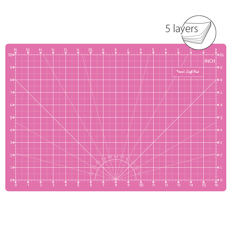 Nepovrediva podloga (ploča ) za krojenje 45cm x 30cm roze boje