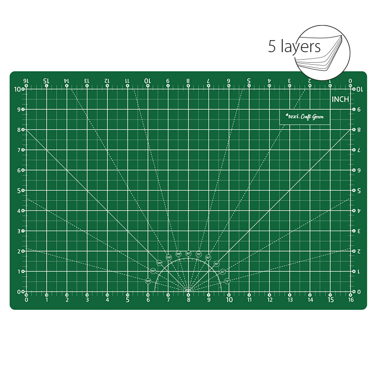 Nepovrediva podloga (ploča ) za krojenje 45cm x 30cm zelene boje