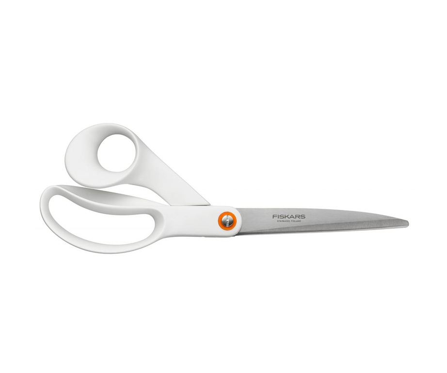 Fiskars FF krojačke makaze za desnoruke bele 25 cm