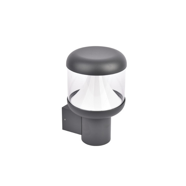 GFR2304 GARDEN LED WALL LAMP 12W 3000K,DARK GREY