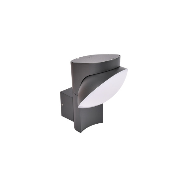 GFR3001 GARDEN LED WALL LAMP 12W 3000K,DARK GREY