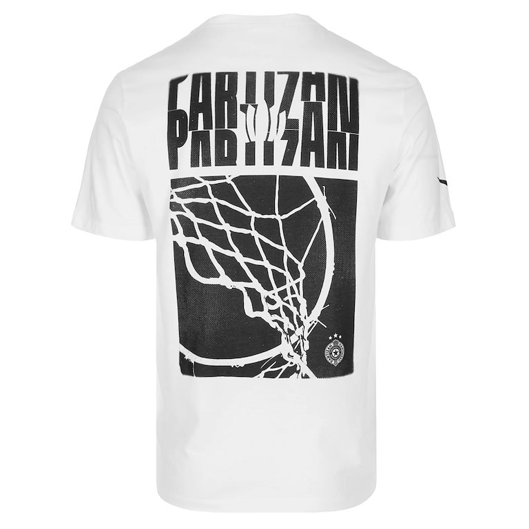 Majica kratkih rukava NIKE "The rim", bela