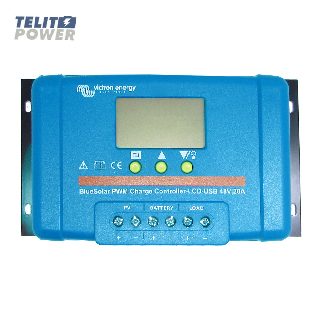 Victron BlueSolar PWM-LCD&USB 48V-20A – Solarni regulator punjenja