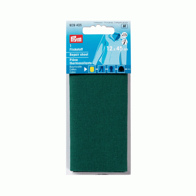 Zakrpa pamučna 12x45cm zelena 1 kom