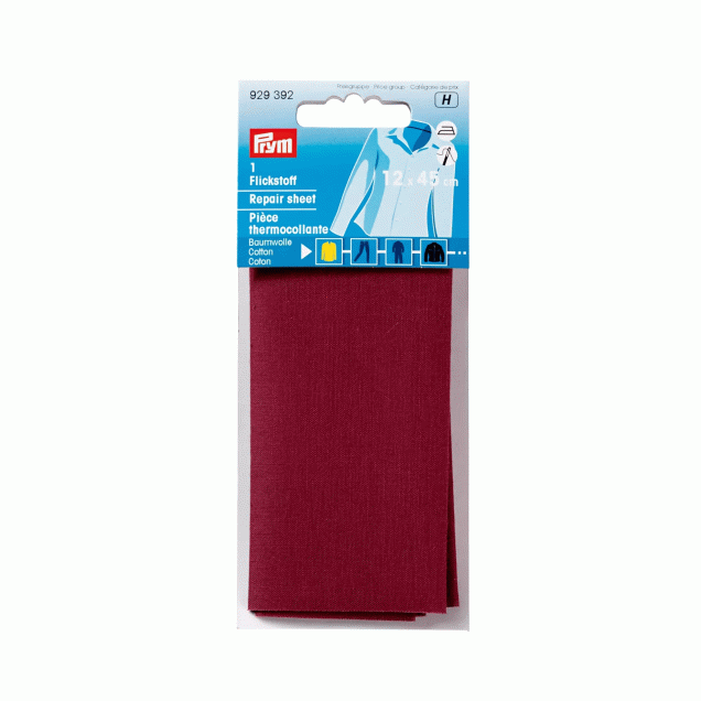 Zakrpa pamučna 12x45cm t. crvena 1 kom